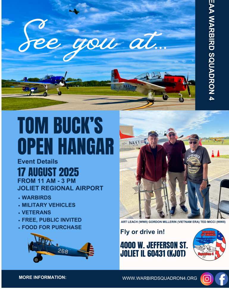 Tom Buck's Open Hangar | EAA Warbirds of America